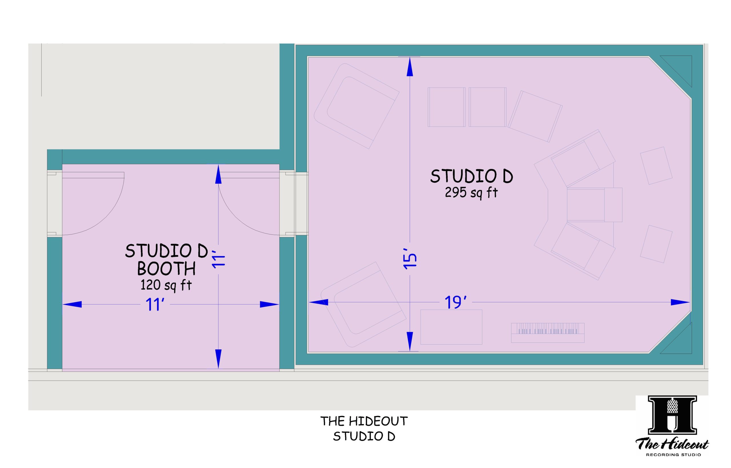 Recording Studio D – The Hideout Recording Studio